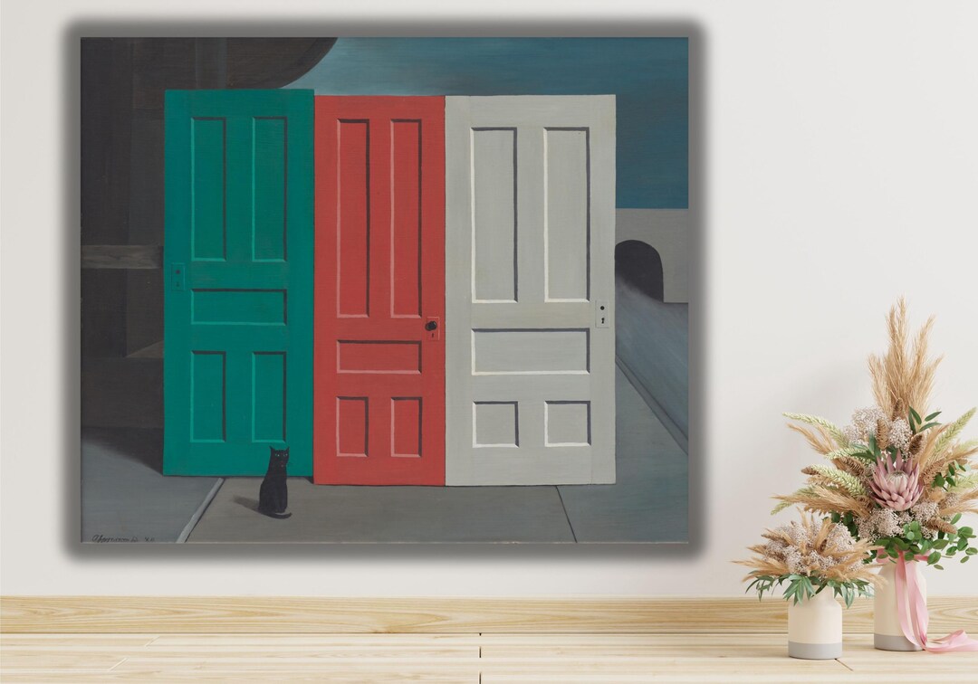 Demolition Doors by Gertrude Abercrombie Quality Print Wall Art, Modern ...