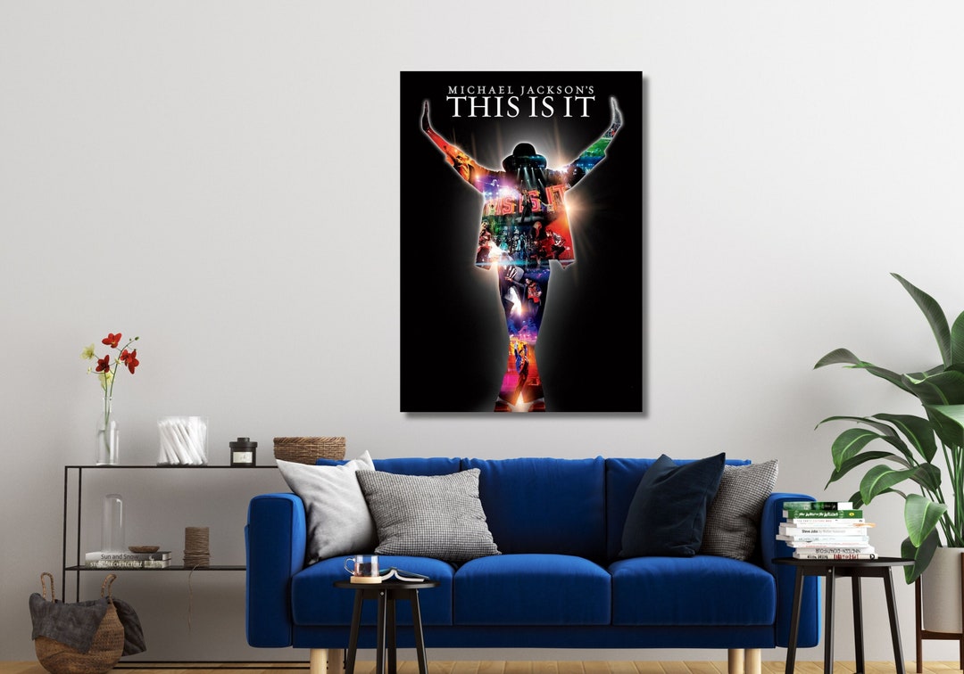 Michael Jackson Poster Canvas Wall Art,michael Jackson Canvas Print Art ...