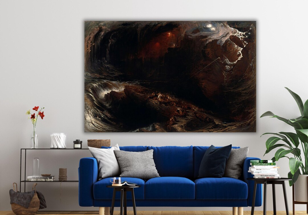 The Deluge by John Martin Canvas, the Deluge Wall Art, John Martin ...