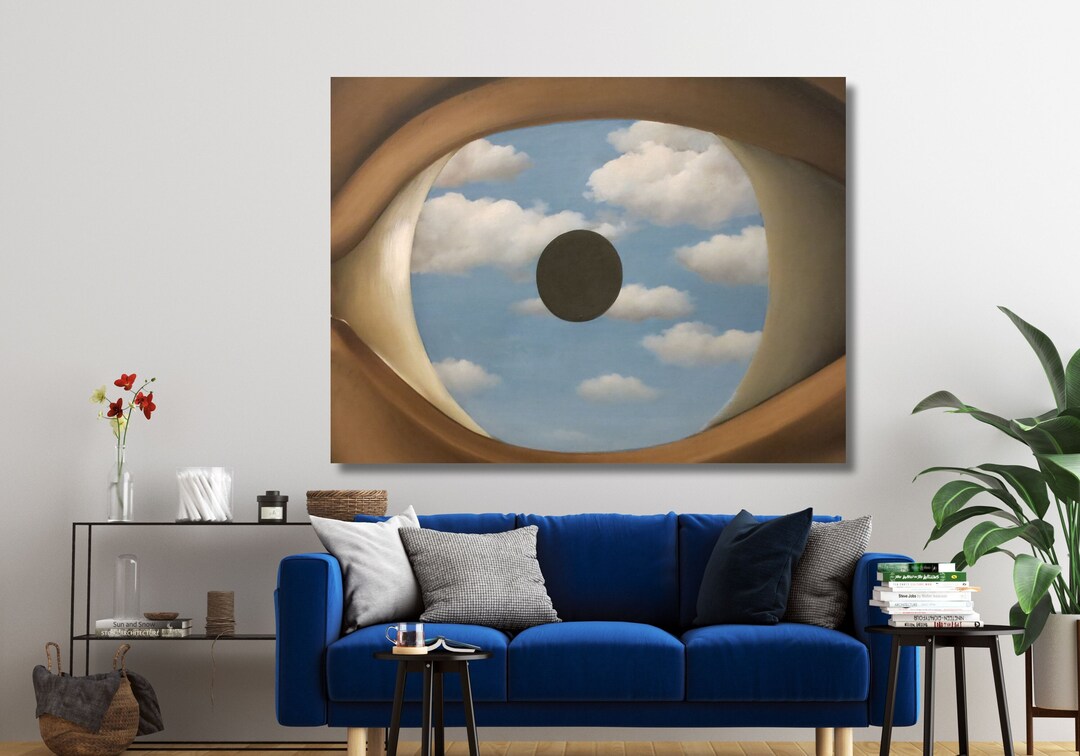 The False Mirror by Rene,rene Magritte the False Mirror Canvas,rene ...