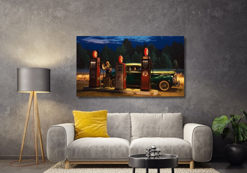 Edward Hopper Gas Station Canvas Art,edward Hopper Canvas Art,edward ...