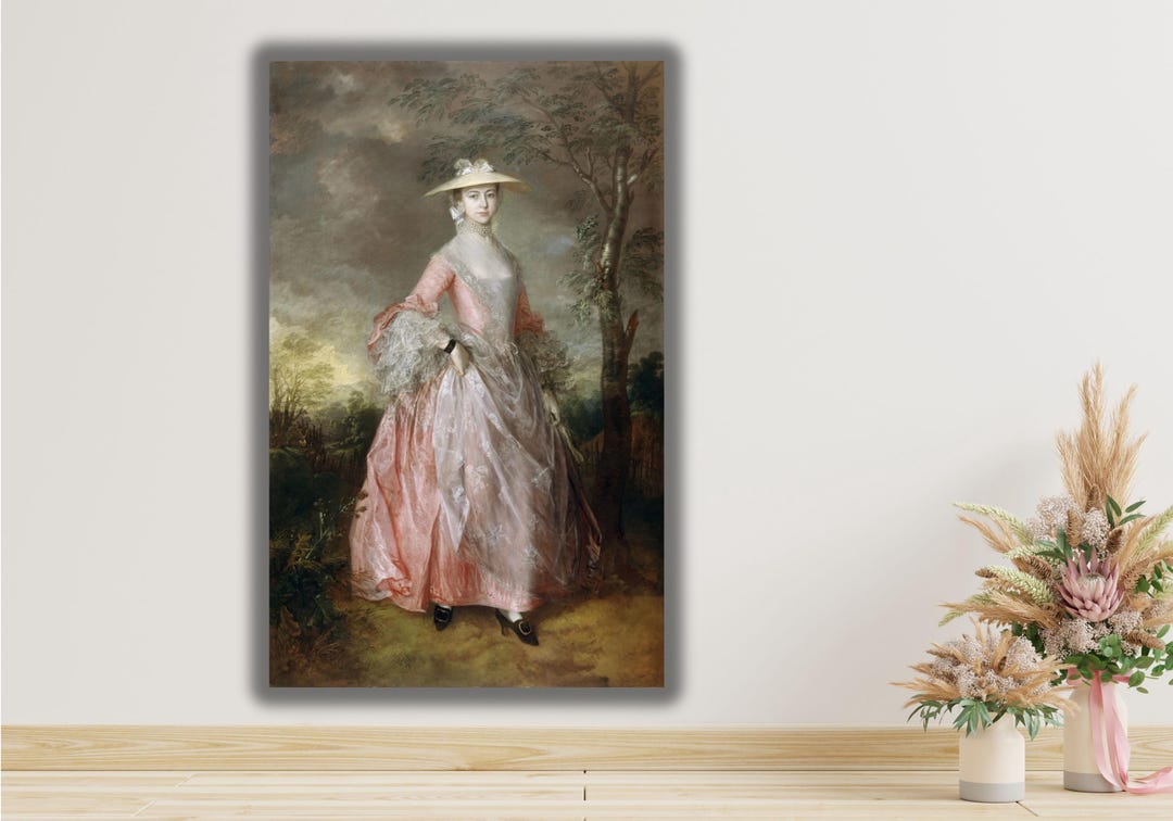 Mary, Countess of Howe by Thomas Gainsborough Canvas Art, Early Stuart ...