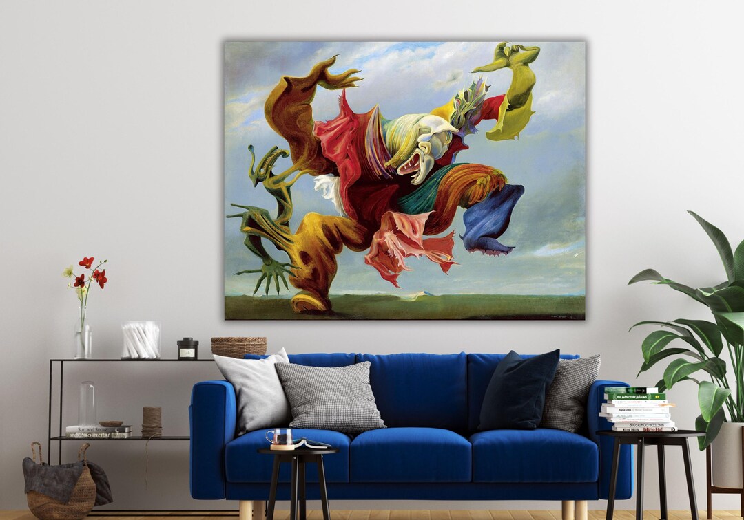 Max Ernst the Fireside Angel Canvas Wall Art, Max Ernst the Angel of ...