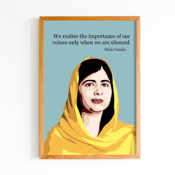 Malala Yousafzai - Etsy