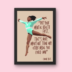 Simone Biles Digital Download/ Simone Biles Motivational Wall Poster ...
