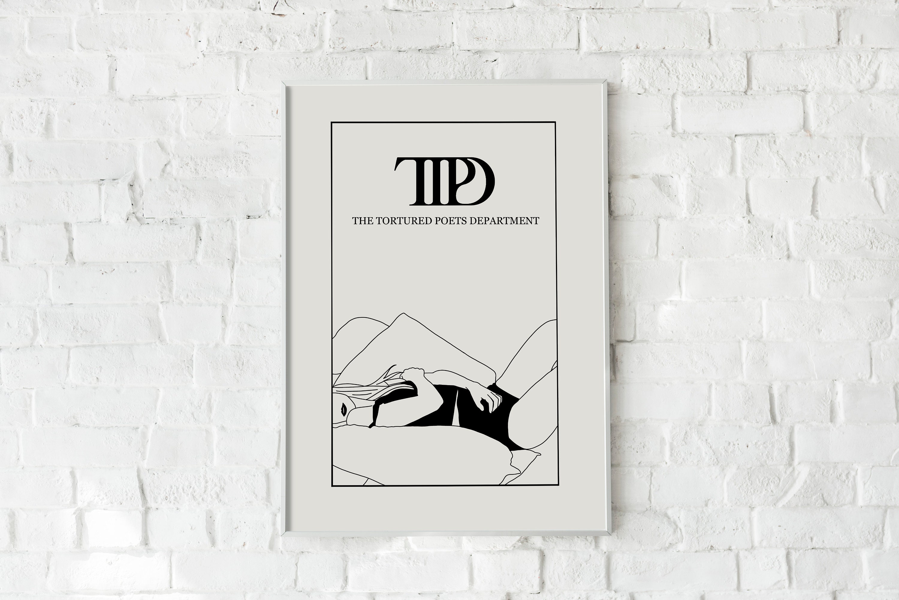 Taylor The Tortured Poets Department Album Cover Poster sold by Freda ...