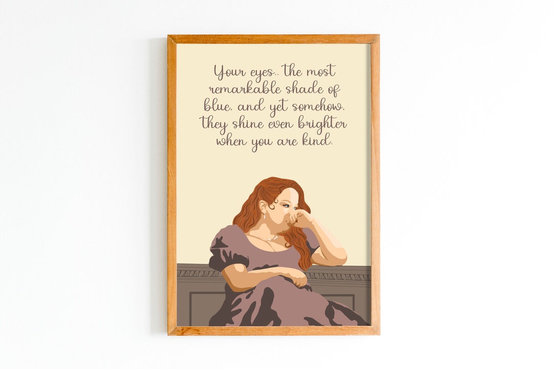 Penelope Featherington Digital Poster Bridgerton Poster Colin ...