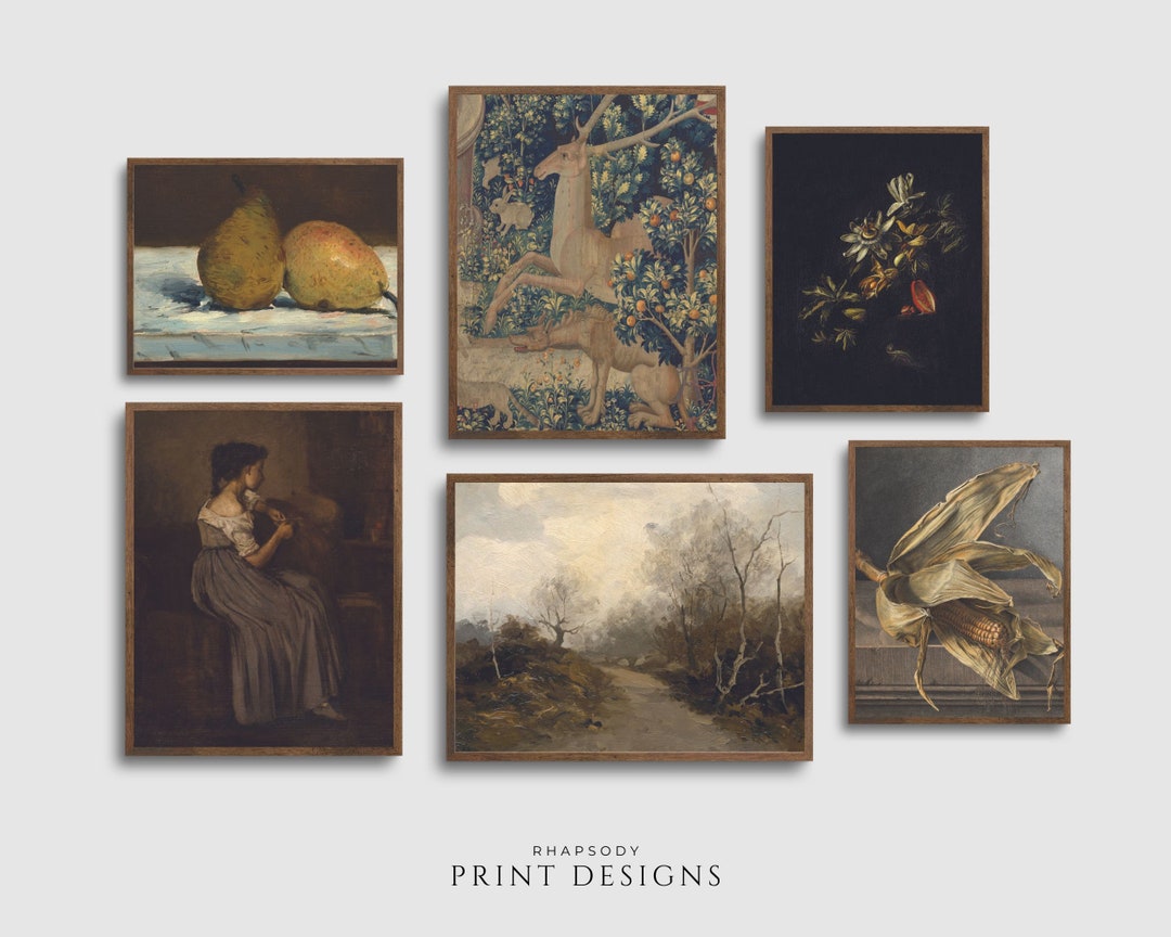 Downloadable Prints. Moody Fall Farmhouse Gallery Wall Set. - Etsy