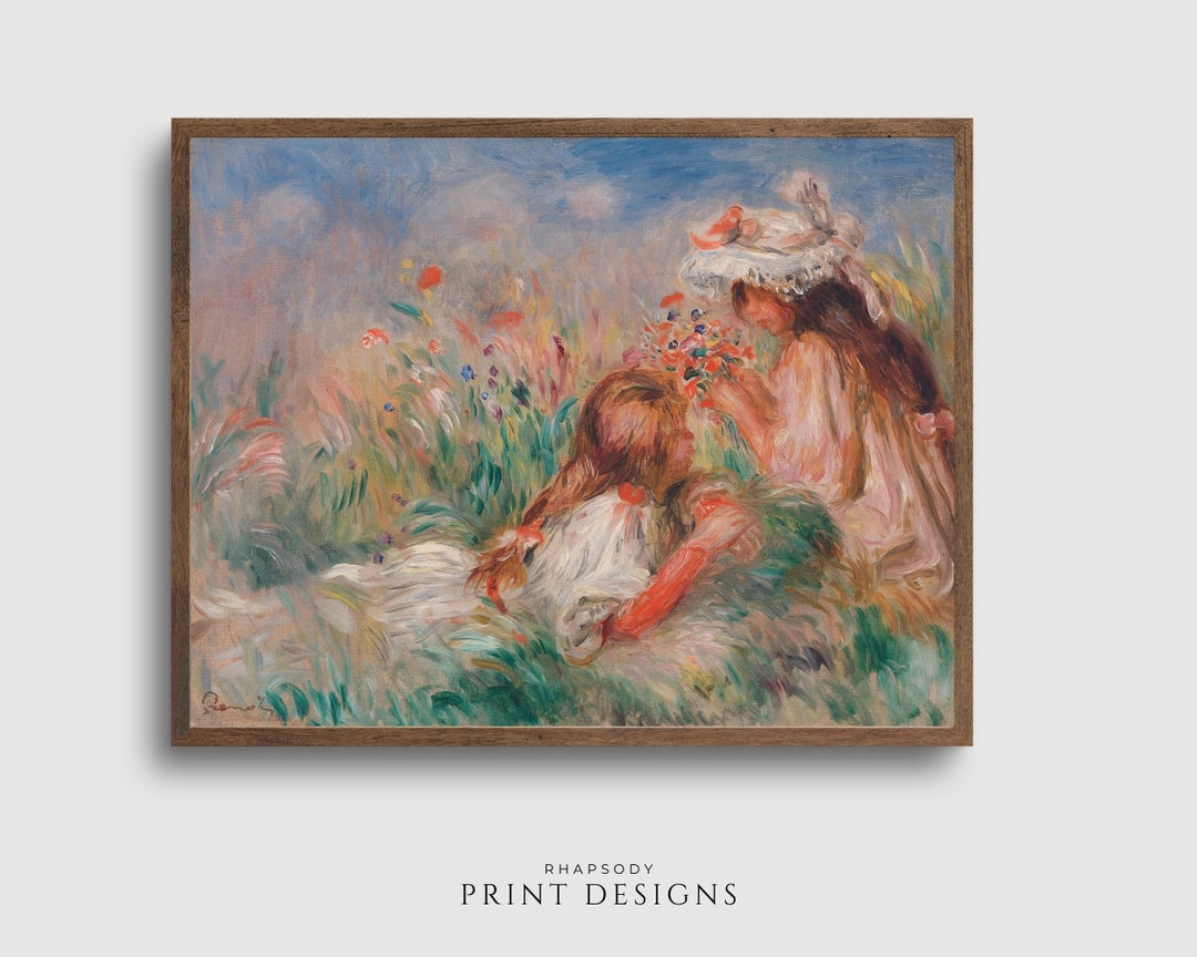Pierre Auguste Renoir. PRINTABLE Renoir Oil Painting. French - Etsy