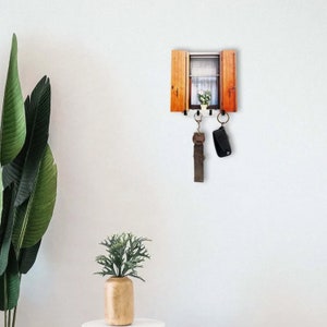 Handcrafted Window Frame Key Holder – Charming & Decorative Wall ...