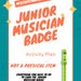 Girl Scout Junior Musician Badge Activity Plan - Etsy