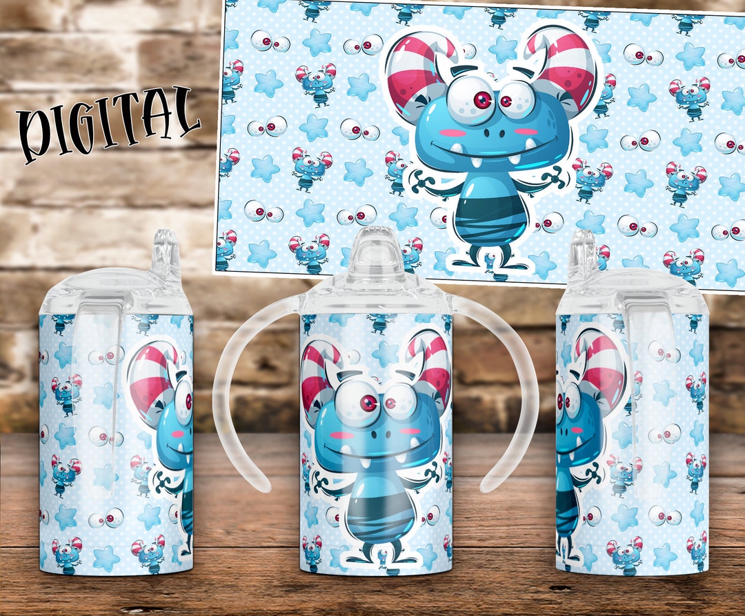 Sweet Monster Sippy Cup Sublimation Design 12oz Sublimation - Etsy