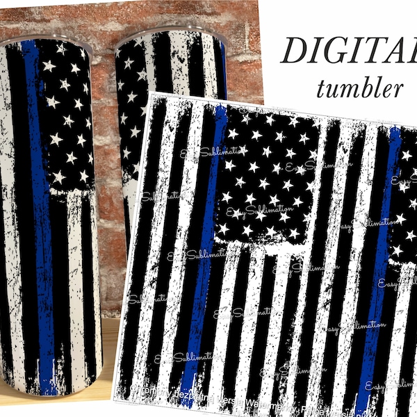The Thin Blue Line - Etsy