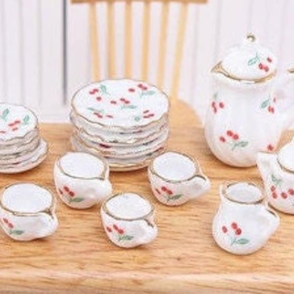Miniature Tea Set - Etsy