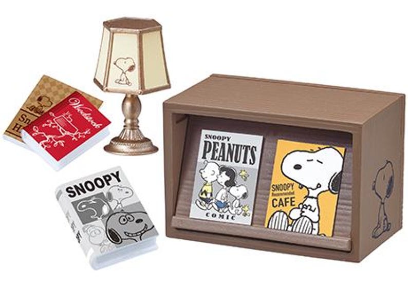 Discontinued - Re-ment Dollhouse - Miniature Snoopy's Book Cafe ...