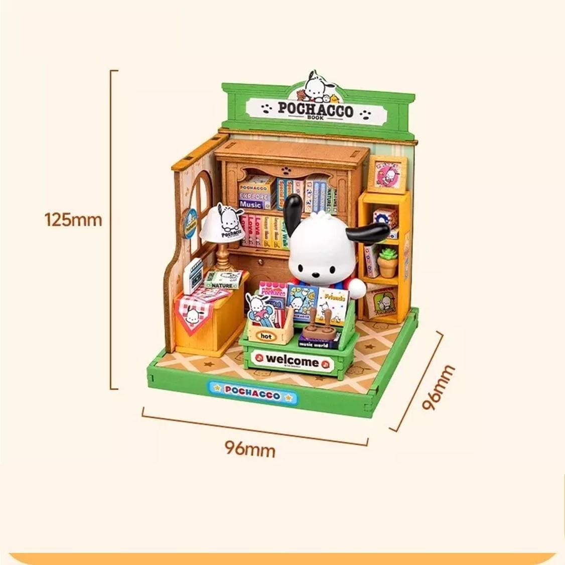 Sanrio Characters DIY Dollhouse Kit - Shopping Street Series 1 of 3 ...