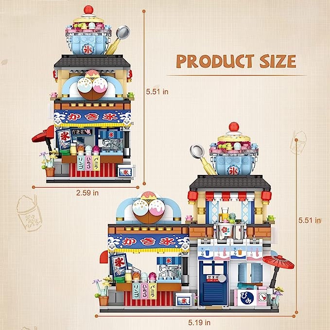 Building Blocks - Japanese Street View 3 of 4 - Japanese Kakigori ...