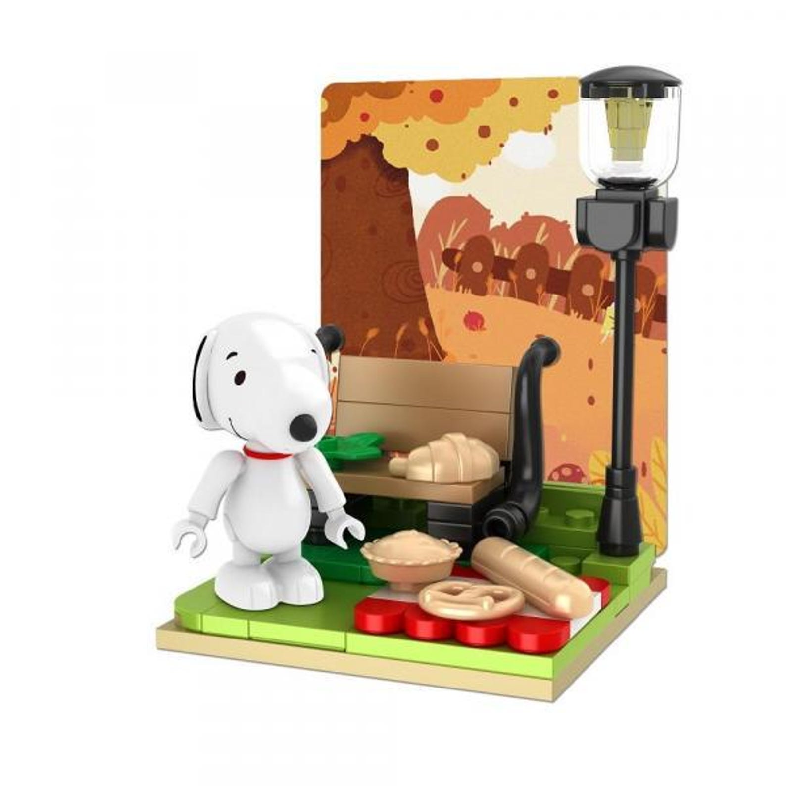 Nano Size Building Blocks Mini Block Snoopy Mini Display Brick Set ...