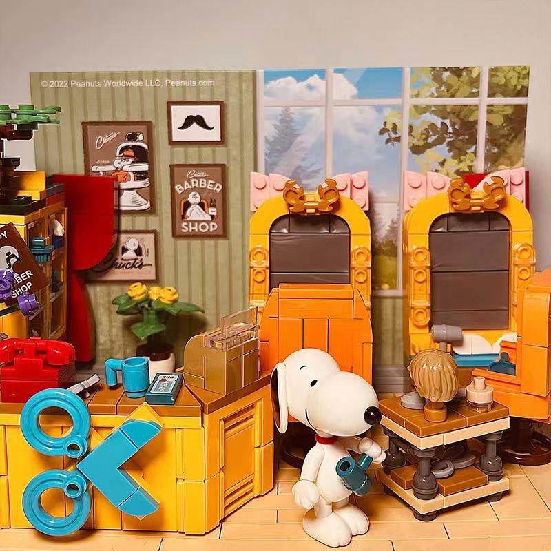 Building Blocks Miniature Snoopy Hair Salon - Etsy