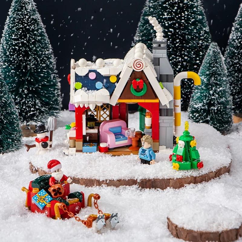 Building Blocks - Christmas House - Santa's House - Mini Bricks - Etsy