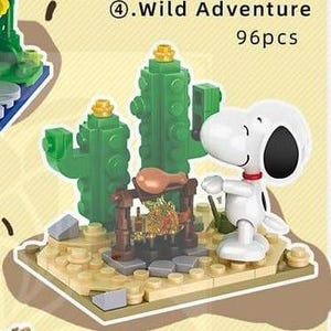 Nano Size Building Blocks - Mini Block - Snoopy Mini Display Brick Set ...