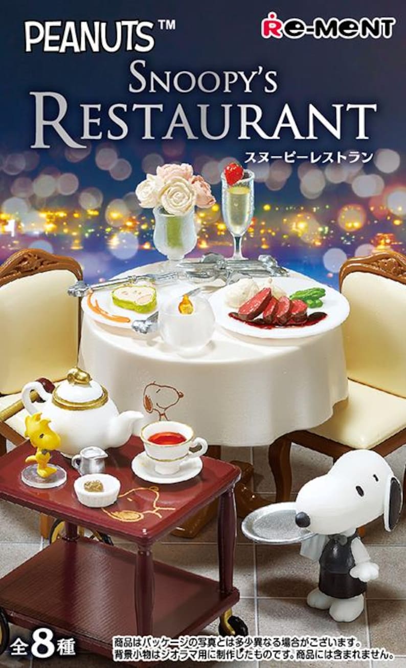 Re-ment Dollhouse - Miniature Snoopy's Restaurant - Blind Box - Etsy