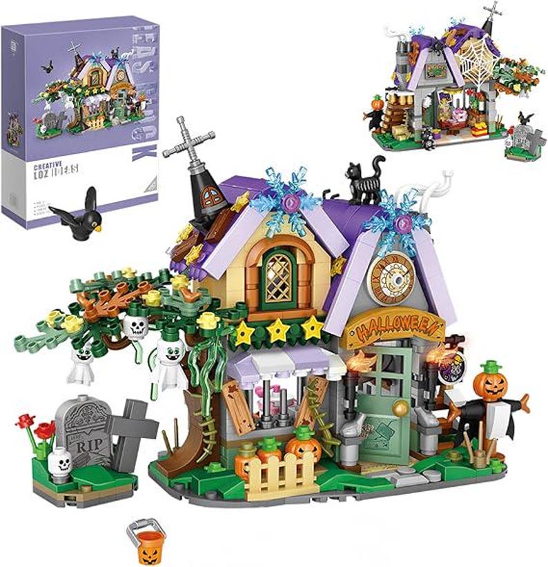 Building Blocks - Halloween Haunted House - Haunted Mansion - Mini ...