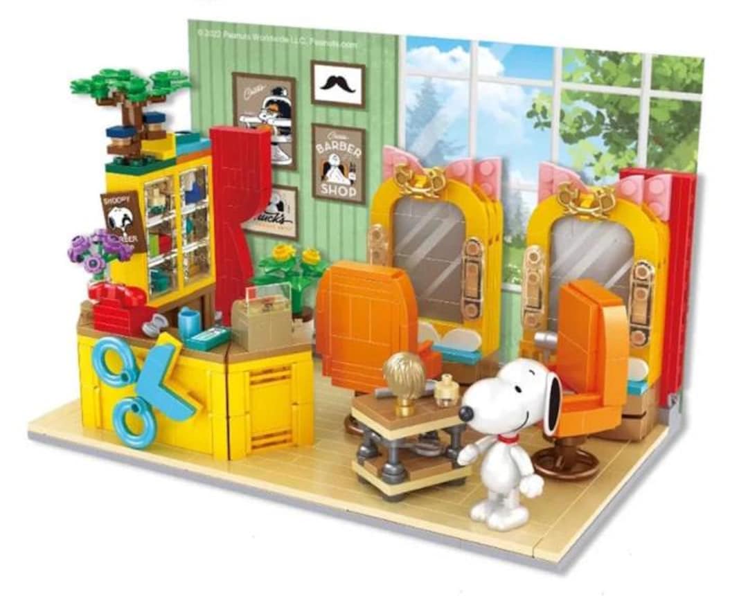 Building Blocks - Miniature Snoopy Hair Salon - Etsy