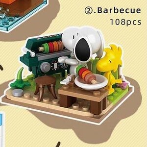 Nano Size Building Blocks - Mini Block - Snoopy Mini Display Brick Set ...