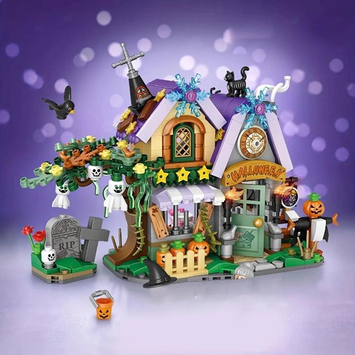 Building Blocks - Halloween Haunted House - Haunted Mansion - Mini ...