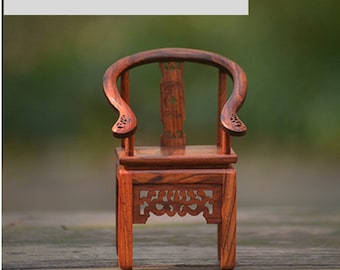 Miniature 1:6 Scale Designer Chair KANGAROO Chair Retro Style Wooden ...
