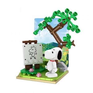 Nano Size Building Blocks - Mini Block - Snoopy Mini Display Brick Set ...