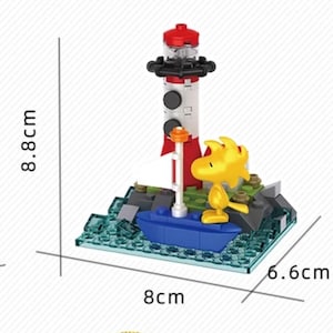 Nano Size Building Blocks - Mini Block - Snoopy Mini Display Brick Set ...