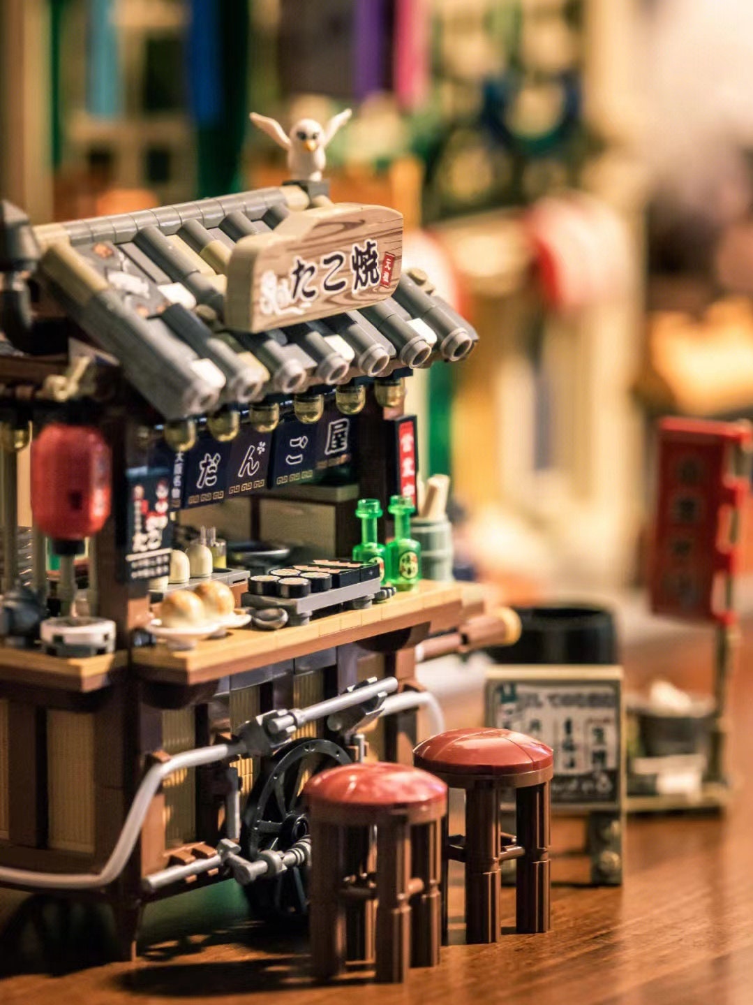 Building Blocks - Japanese Street View - Japanese Takoyaki Shop 2 - Mini Bricks - Etsy