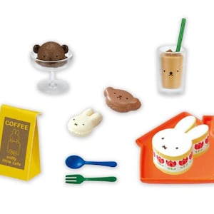 Re-ment Dollhouse - Miniature Miffy Little Cafe - Complete Set - All 8 Boxes - Etsy