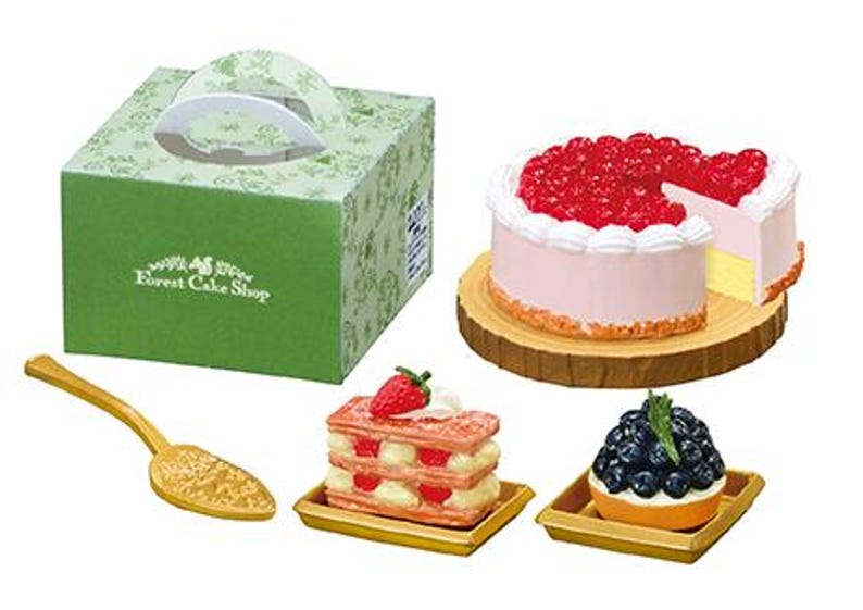 Re-ment Dollhouse - Miniature Forest Cake Shop - Complete Set - All 8 ...