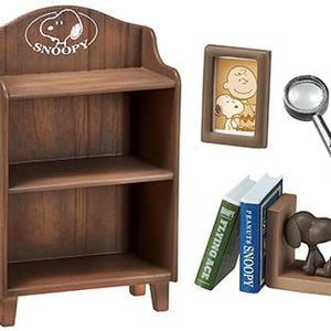 Rare - Discontinued - Re-ment Dollhouse - Miniature Snoopy's Vintage ...