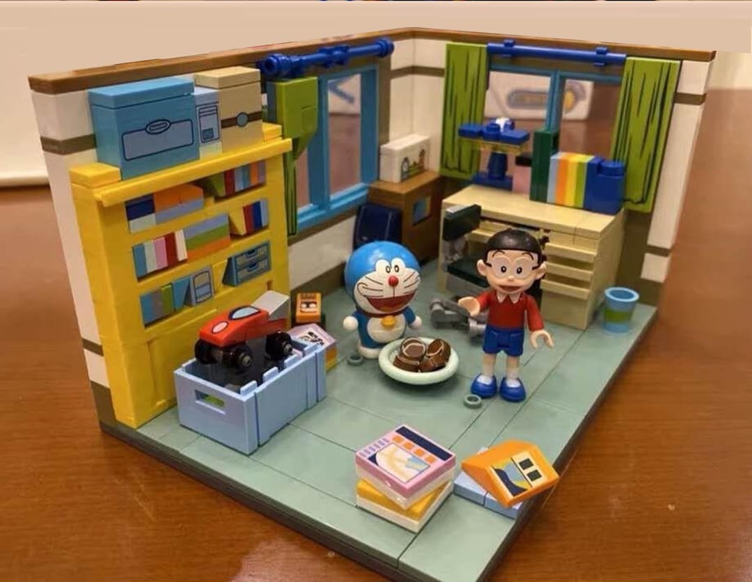 Building Blocks - Miniature Doraemon Nobita Nobi's Room - Etsy