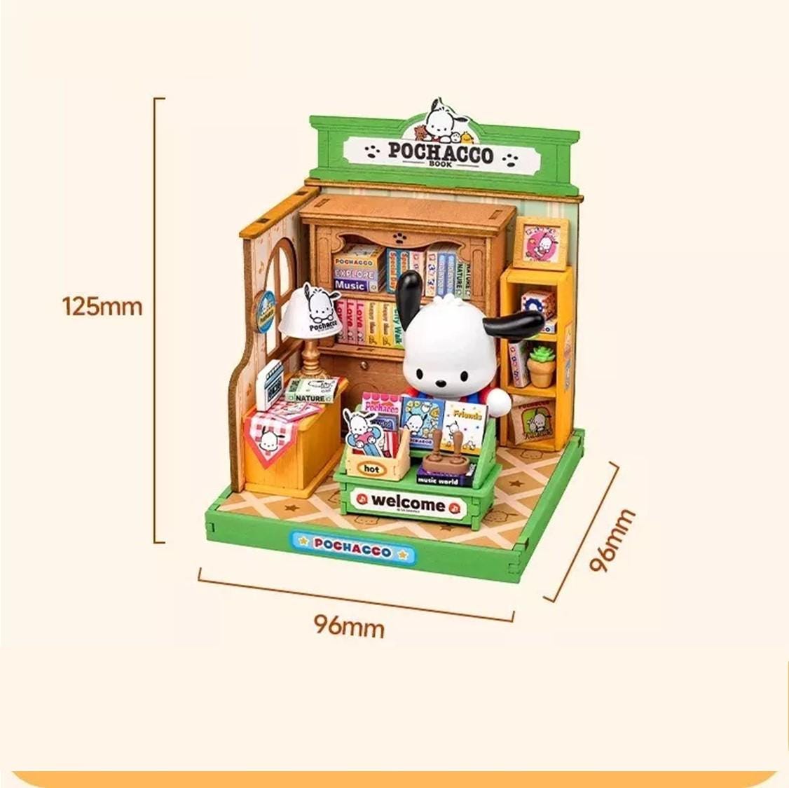 Sanrio Characters DIY Dollhouse Kit - Shopping Street Series - Hello ...