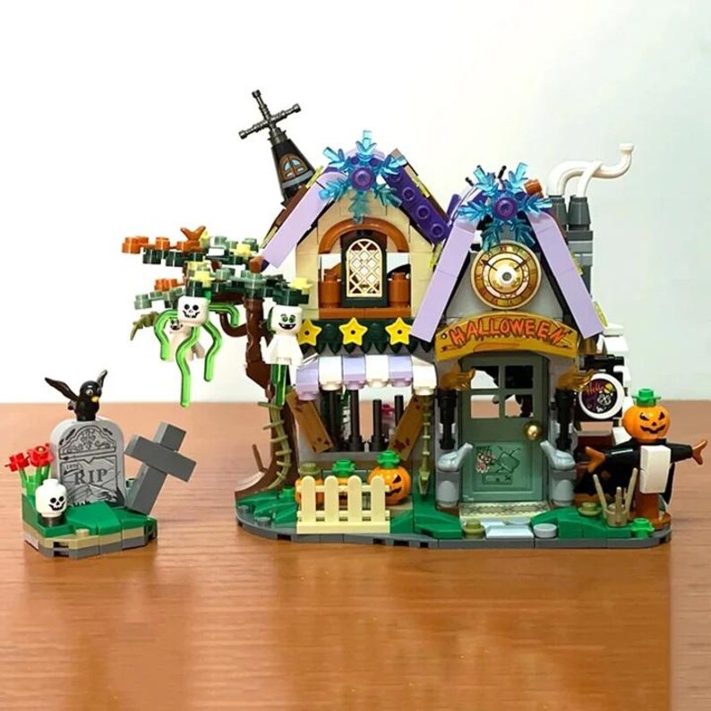Building Blocks - Halloween Haunted House - Haunted Mansion - Mini ...