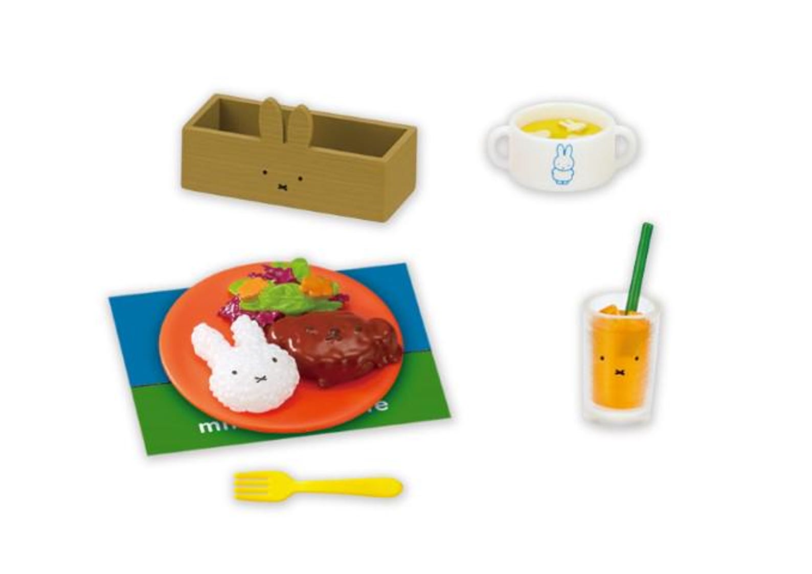 Re-ment Dollhouse - Miniature Miffy Little Cafe - Complete Set - All 8 ...