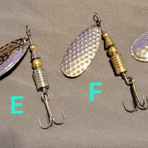 Custom Inline Spinner Lures 5pk - Etsy