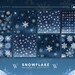 20 PNG Snowflake Bundles Pattern Winter Snowfall Backgrounds | Frosty ...
