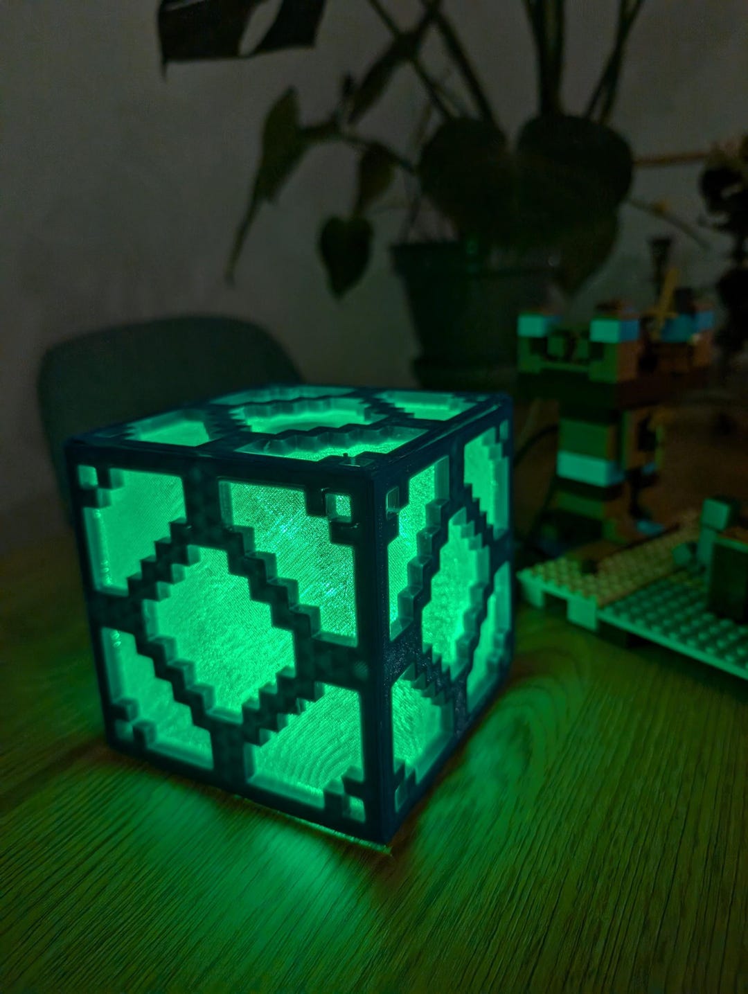 Redstone Lamp 3d-printed With RGB Leds - Etsy
