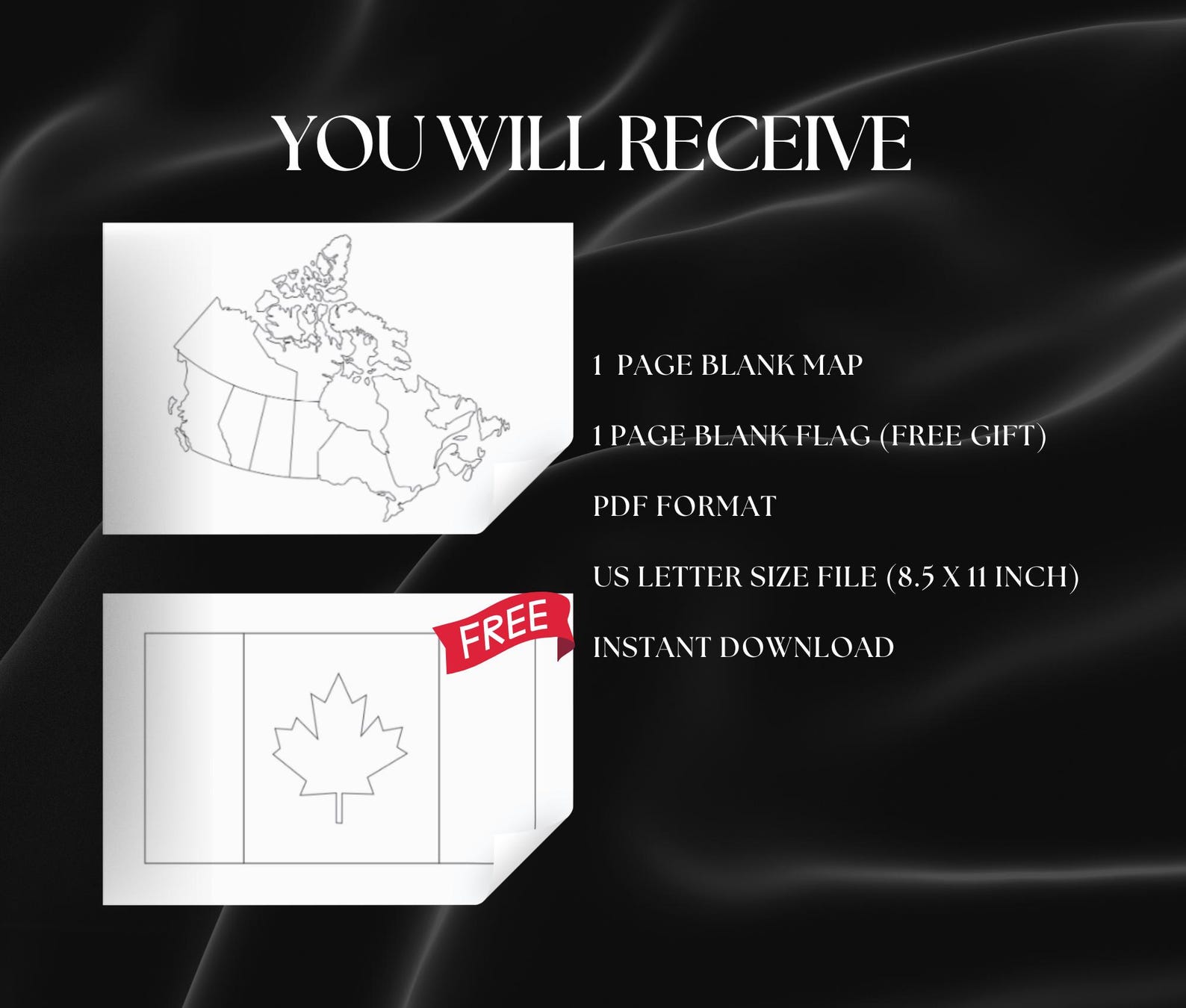 Printable Blank Canada Map | Educational Canada Map for Kids | Canada ...