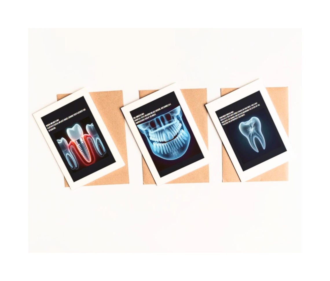 Printable Dental X-rays for Kids. Pretend Play Kids X-ray Activity for ...