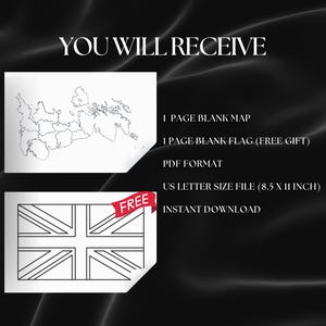 Printable Blank UK Map | Educational UK Map for Kids | United Kingdom ...