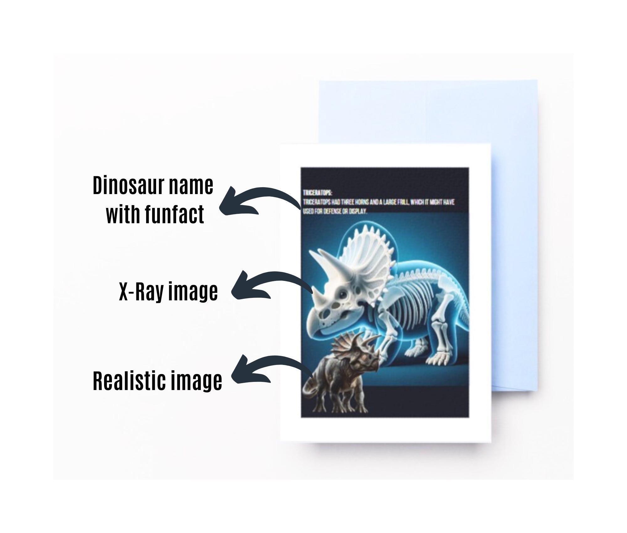 Dinosaur X-ray Printables: Kids Pretend Play, Anatomy Activity (digital ...