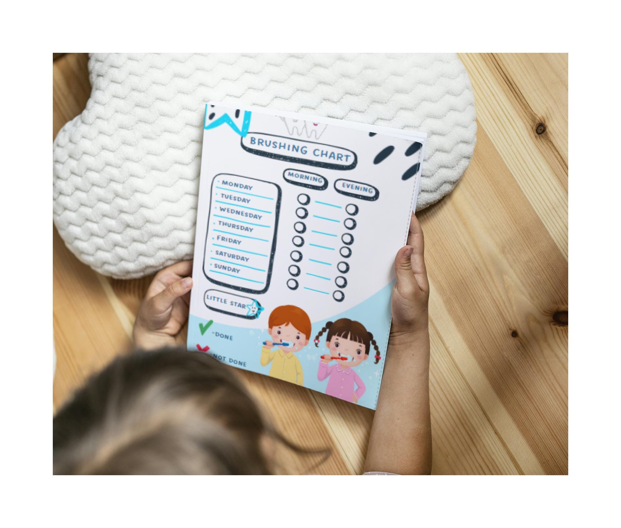 Dental Health Activity Printable PDF, Preschool Toddler Tooth Activity ...