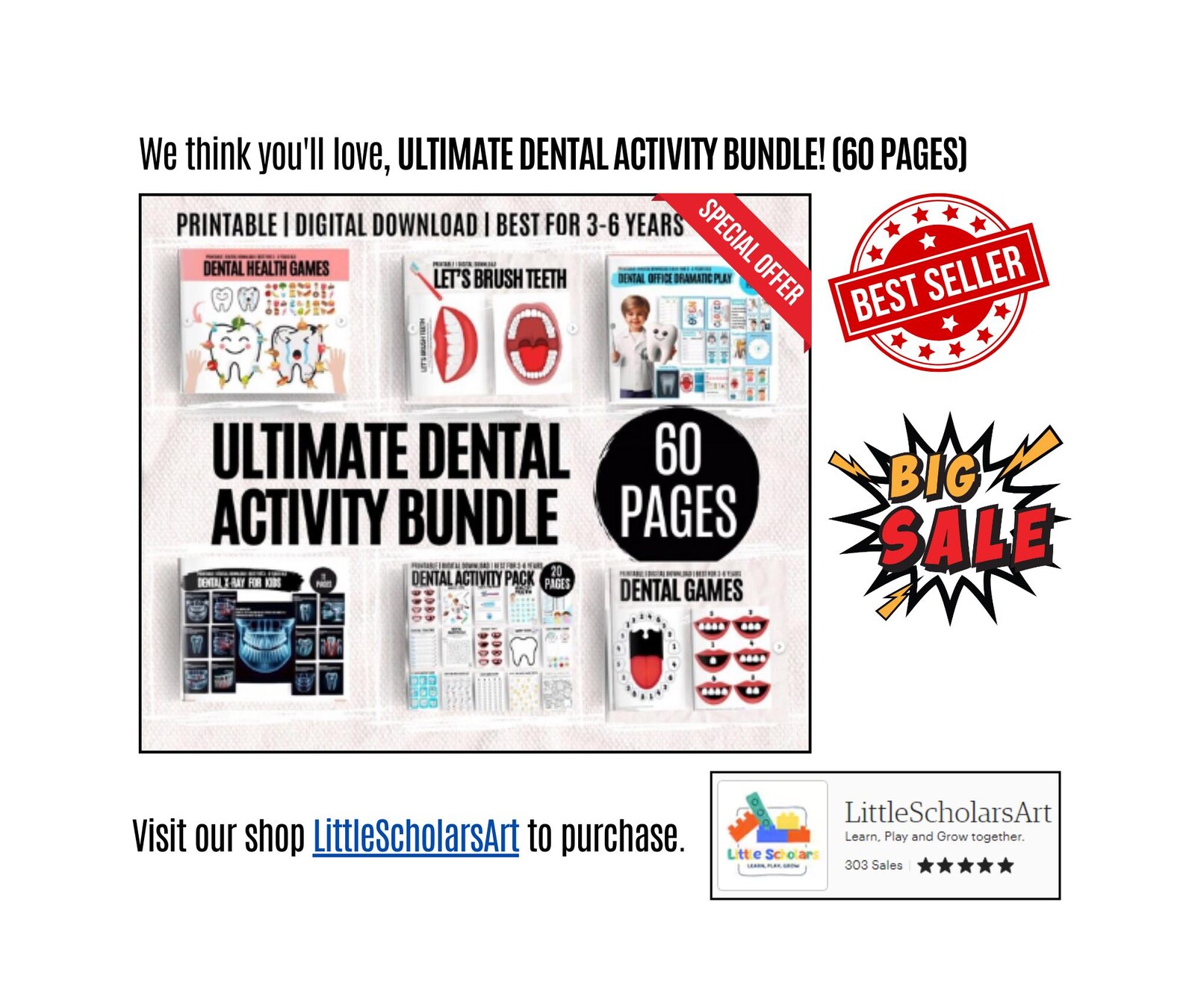 Printable Dental X-rays for Kids. Pretend Play Kids X-ray Activity for ...